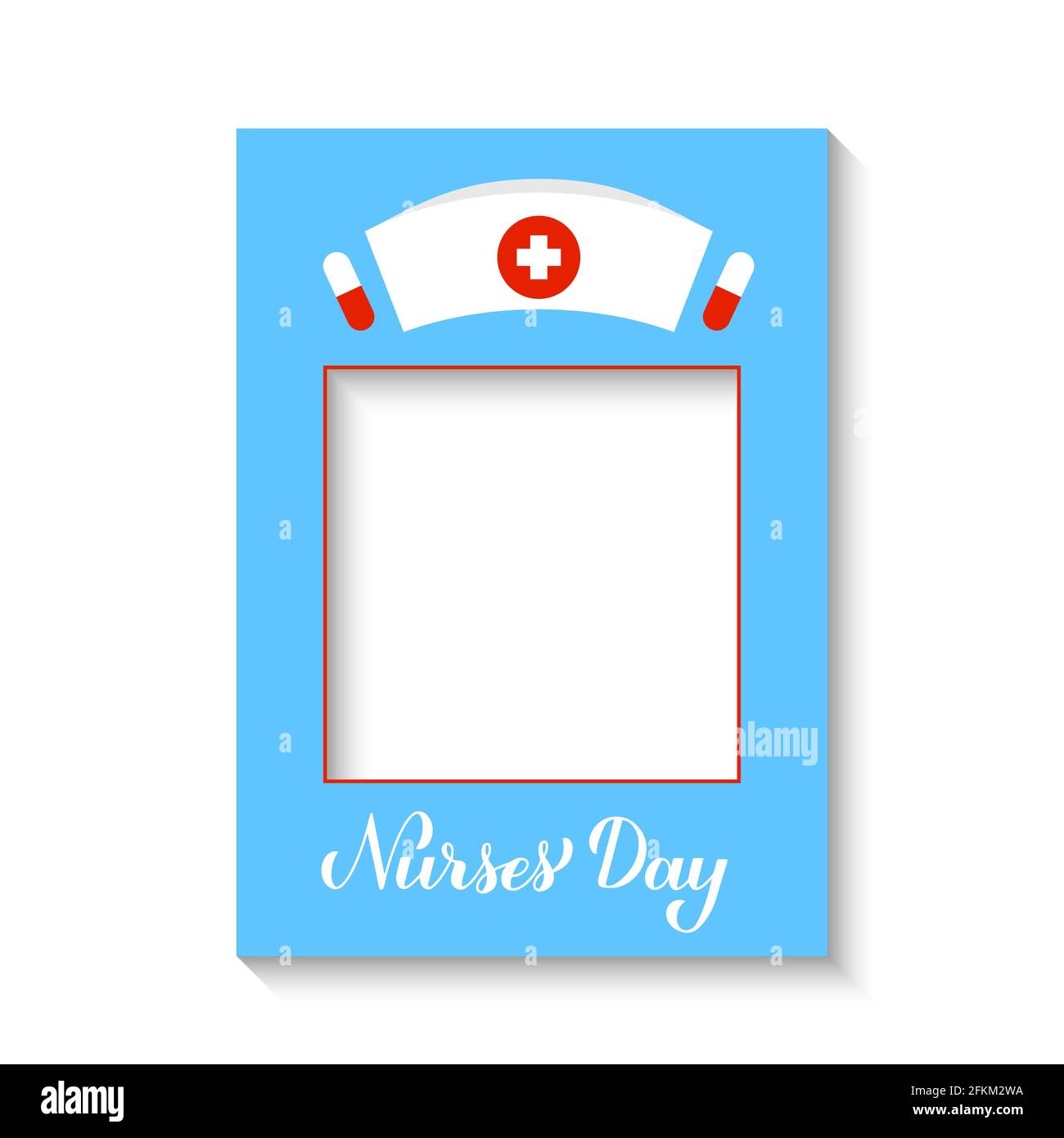 Nurses day photobooth frame. Photo booth props. Medical party ...