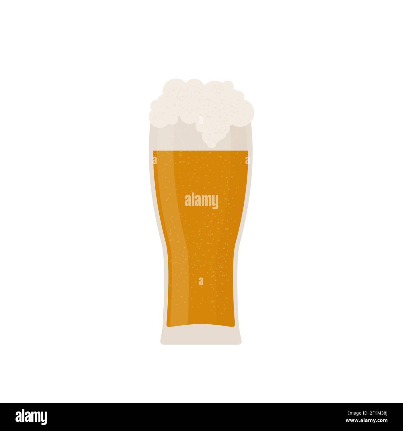 Glass of beer isolated on white. Traditional Bavarian beer festival ...