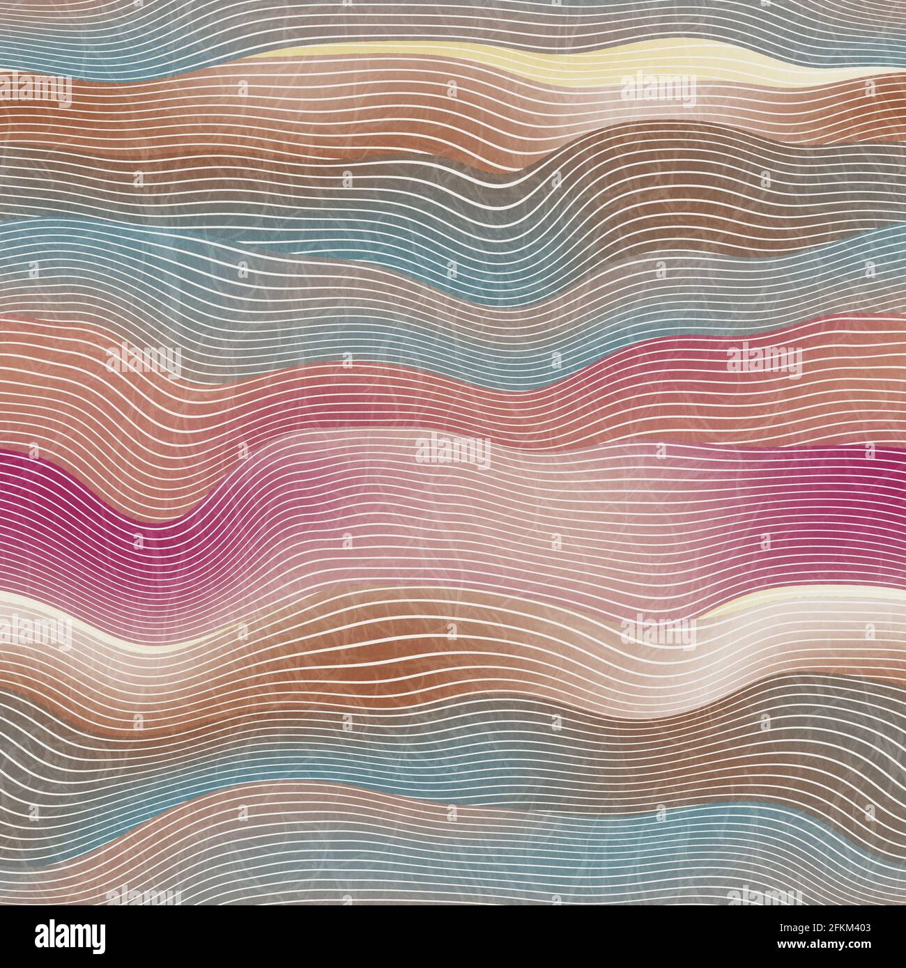 Seamless natural landscape hill pattern for print Stock Photo - Alamy