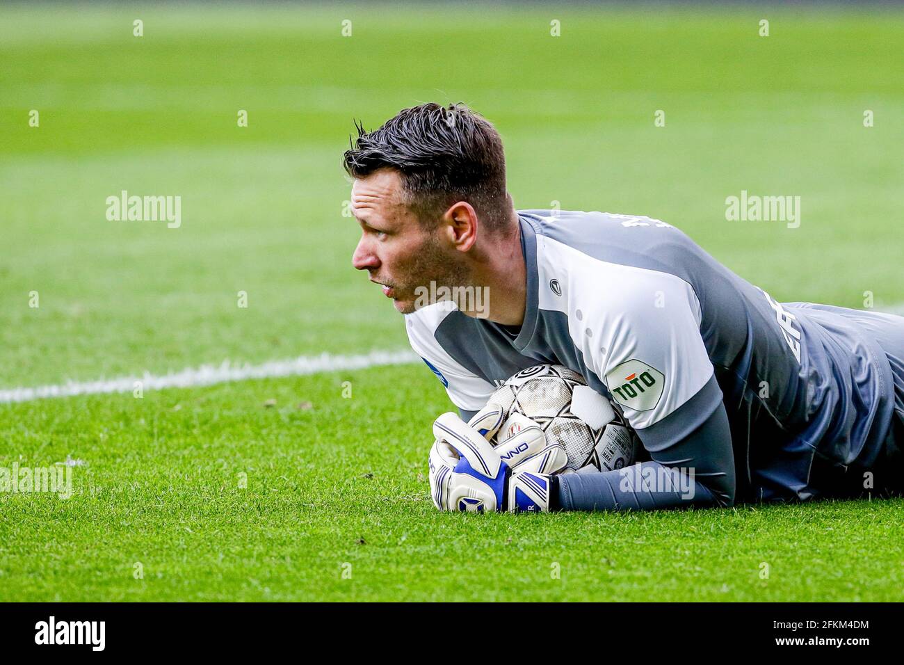 EINDHOVEN, NETHERLANDS - MAY 2: goalkeeper Erwin Mulder of SC ...