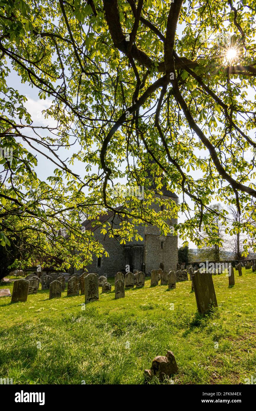 A different view of the St. John the Baptist Church, Findon, West ...