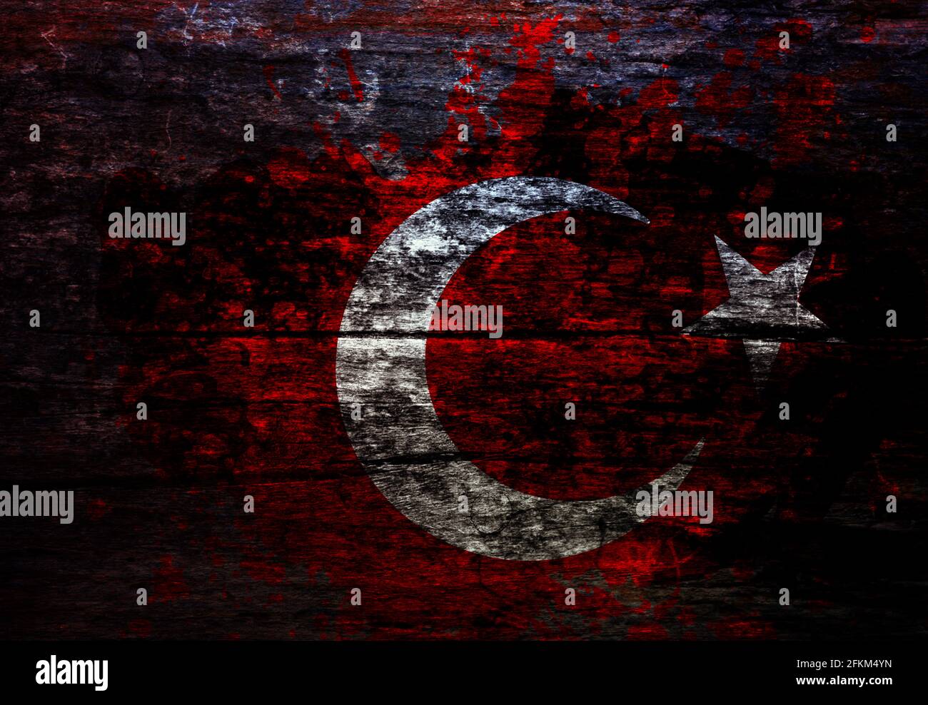 Turkish Flag, Flag design and presentation study - Turkey : 3D ...