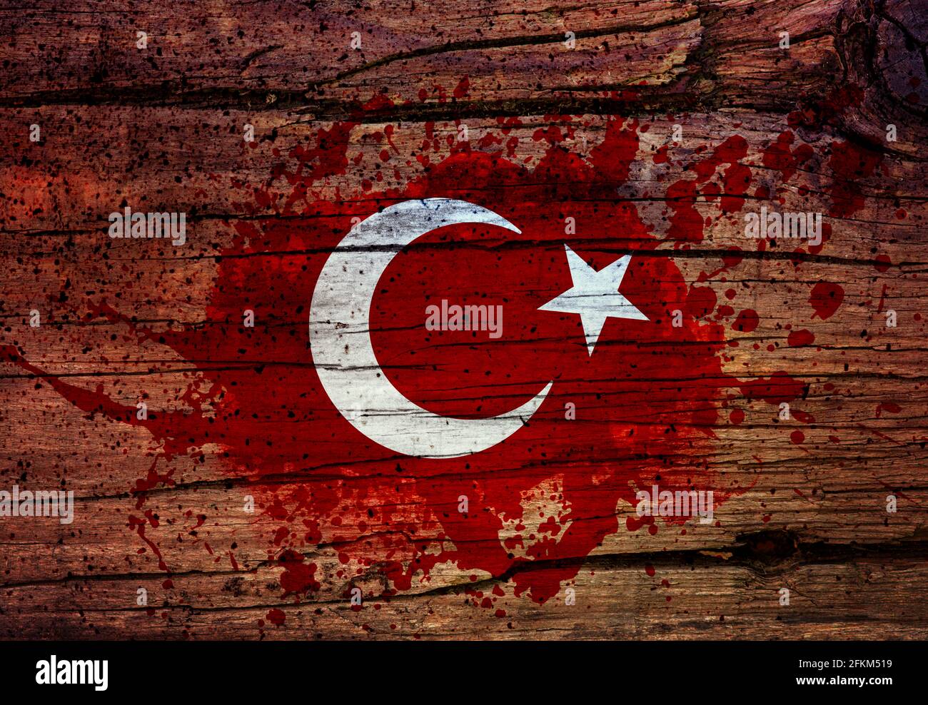 Turkish Flag, Flag design and presentation study - Turkey : 3D ...