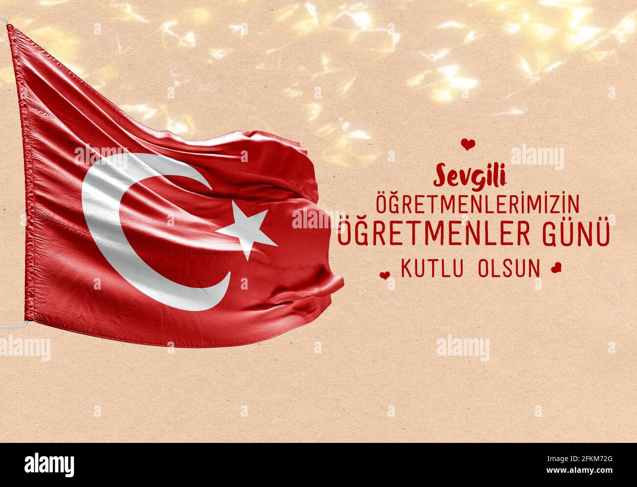 Turkish Flag, Flag design and presentation study - Turkey : 3D ...