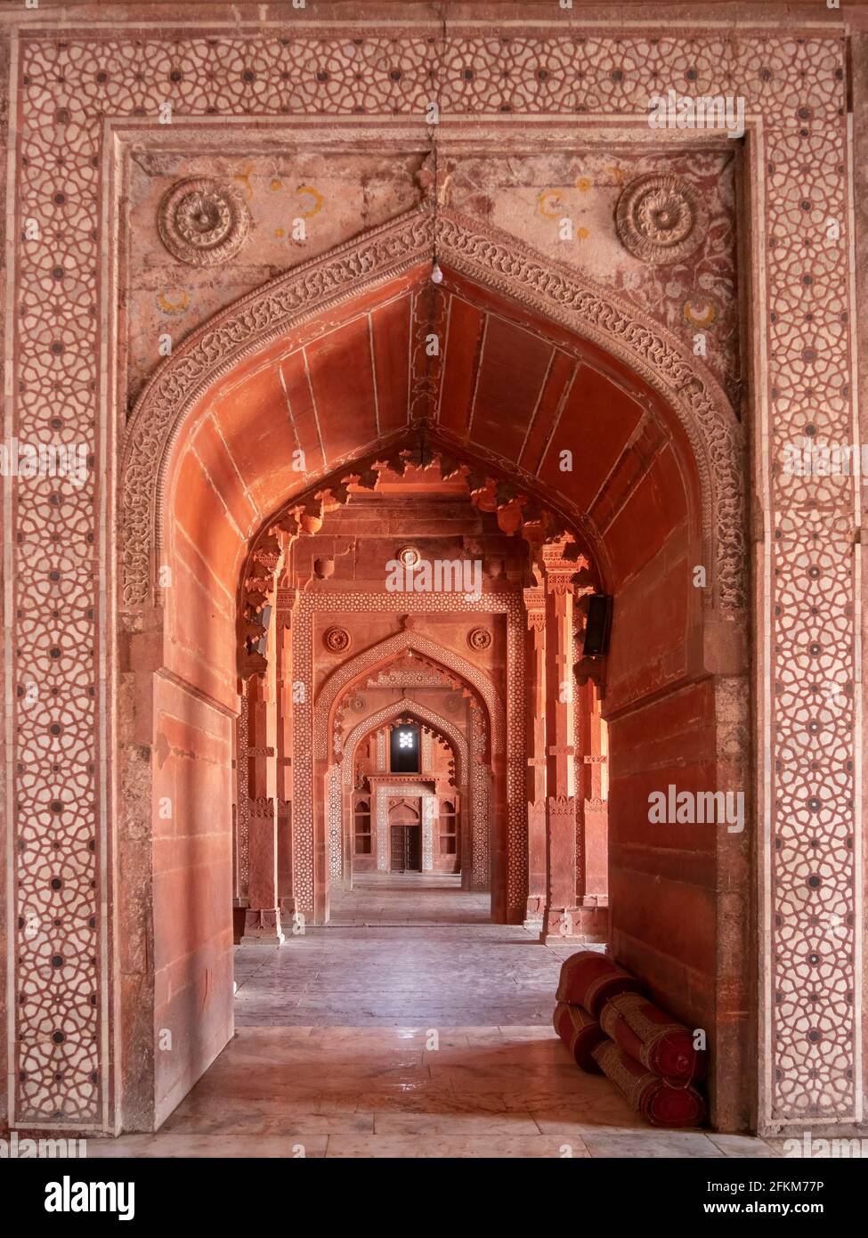 interior view of buland darwaza gate near agra Stock Photo - Alamy