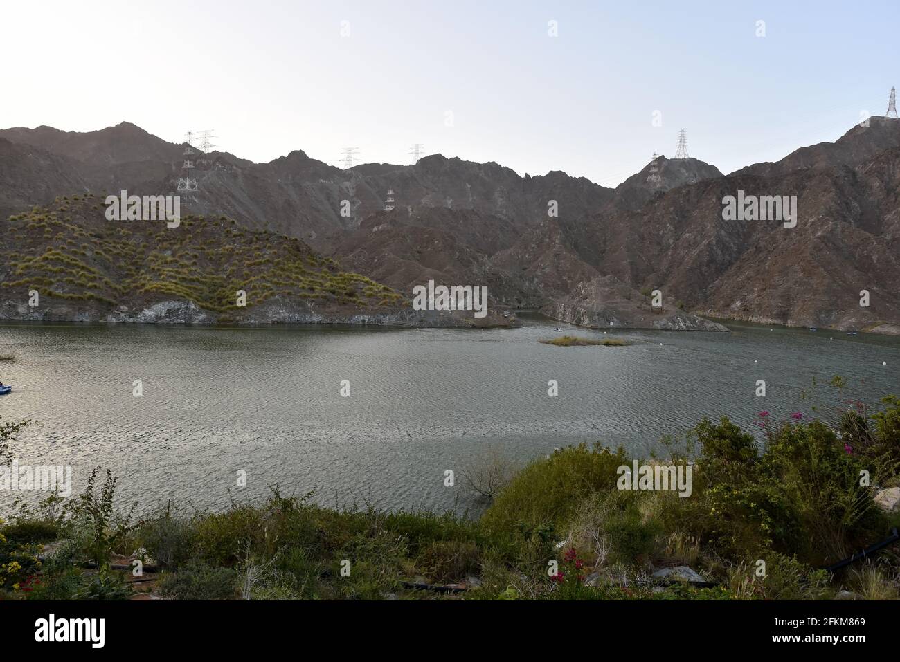 A mesmerizing scenery of a river and landscapes in Al Rafisah Dam ...