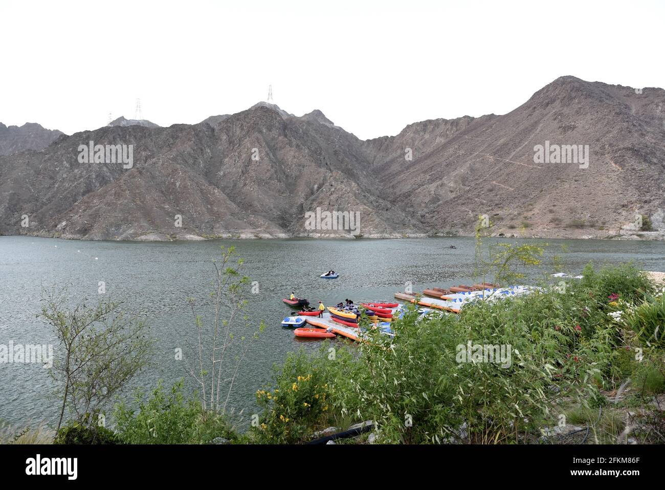 A mesmerizing scenery of a river and landscapes in Al Rafisah Dam ...