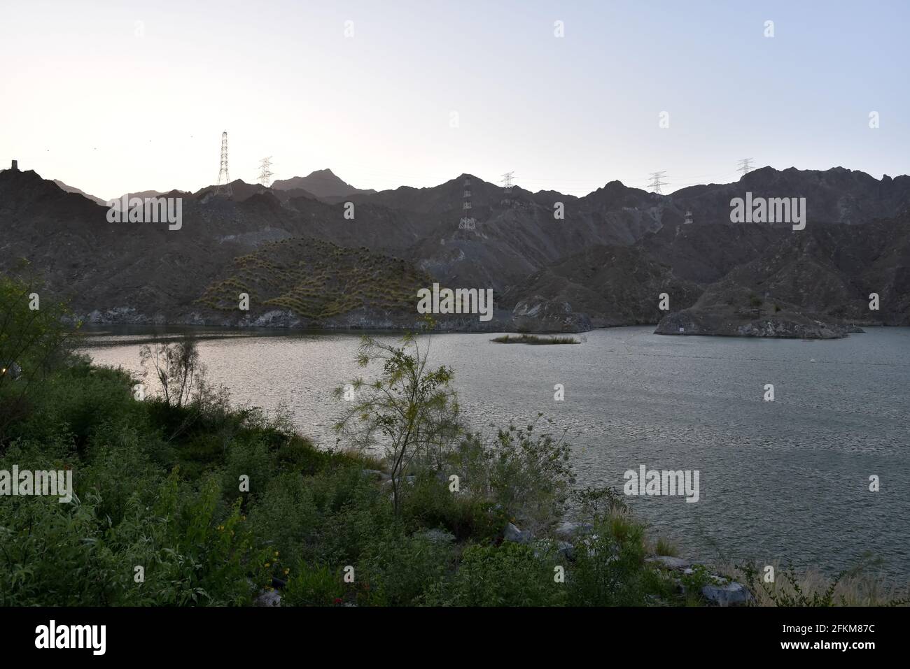 A mesmerizing scenery of a river and landscapes in Al Rafisah Dam ...