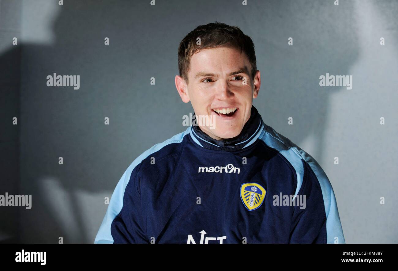 Neil Kilkenny Of Leeds FC. 13/1/10 PICTURE DAVID ASHDOWN Stock Photo ...
