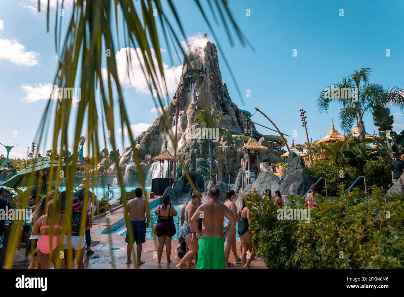 Volcano Bay Water Slides High Resolution Stock Photography and Images ...