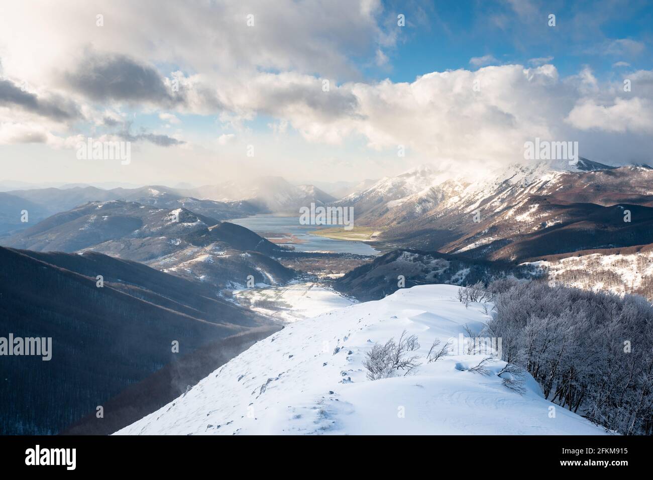 Panorama of South Italy Apennine mountains Stock Photo - Alamy