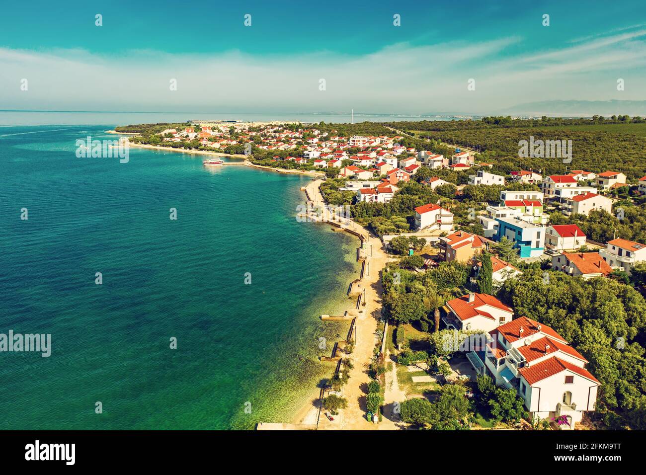 Petrcane village, Croatia Stock Photo - Alamy