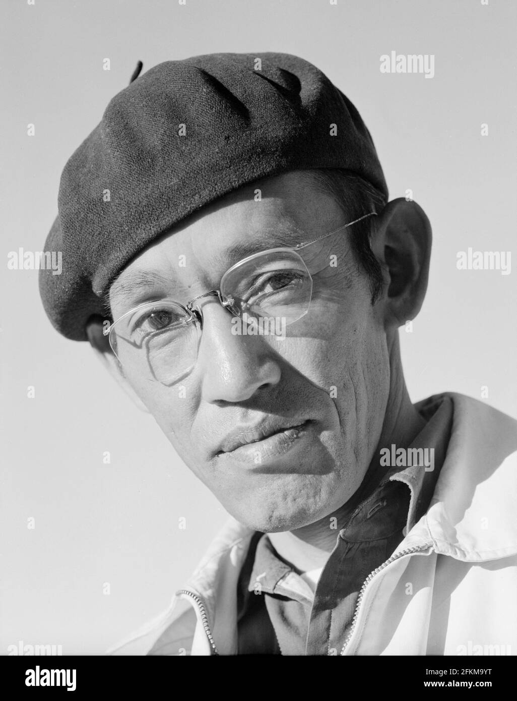 Toyo Miyatake, Photographer, Head and Shoulders Portrait, Manzanar ...