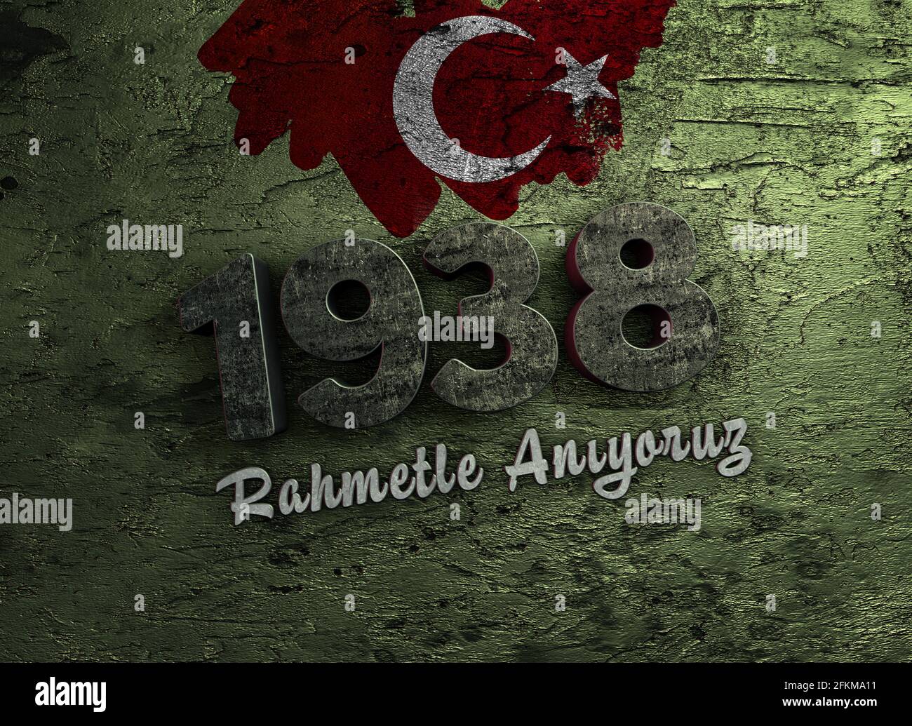 Turkish Flag, Flag design and presentation study - Turkey : 3D ...