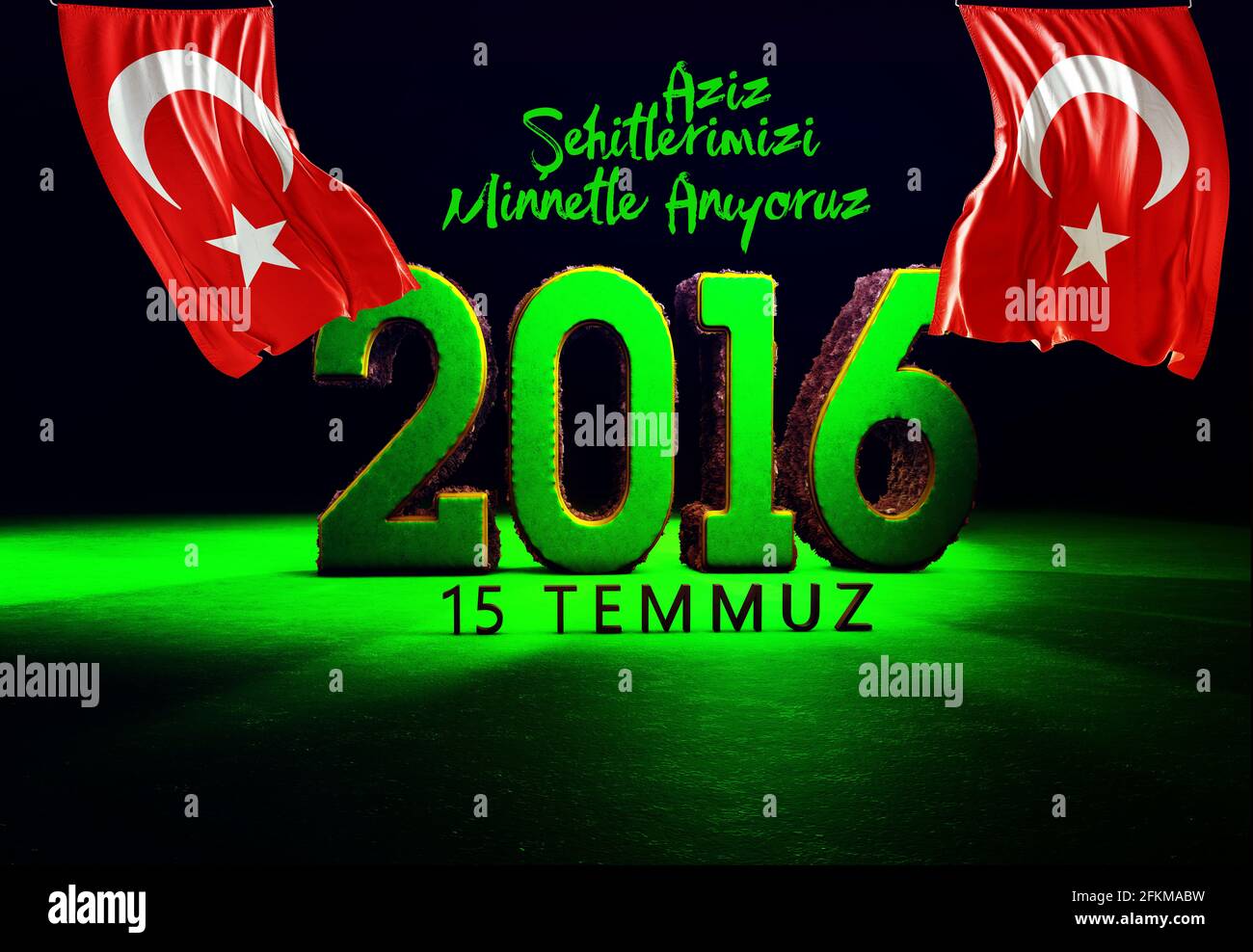 Turkish Flag, Flag design and presentation study - Turkey : 3D ...