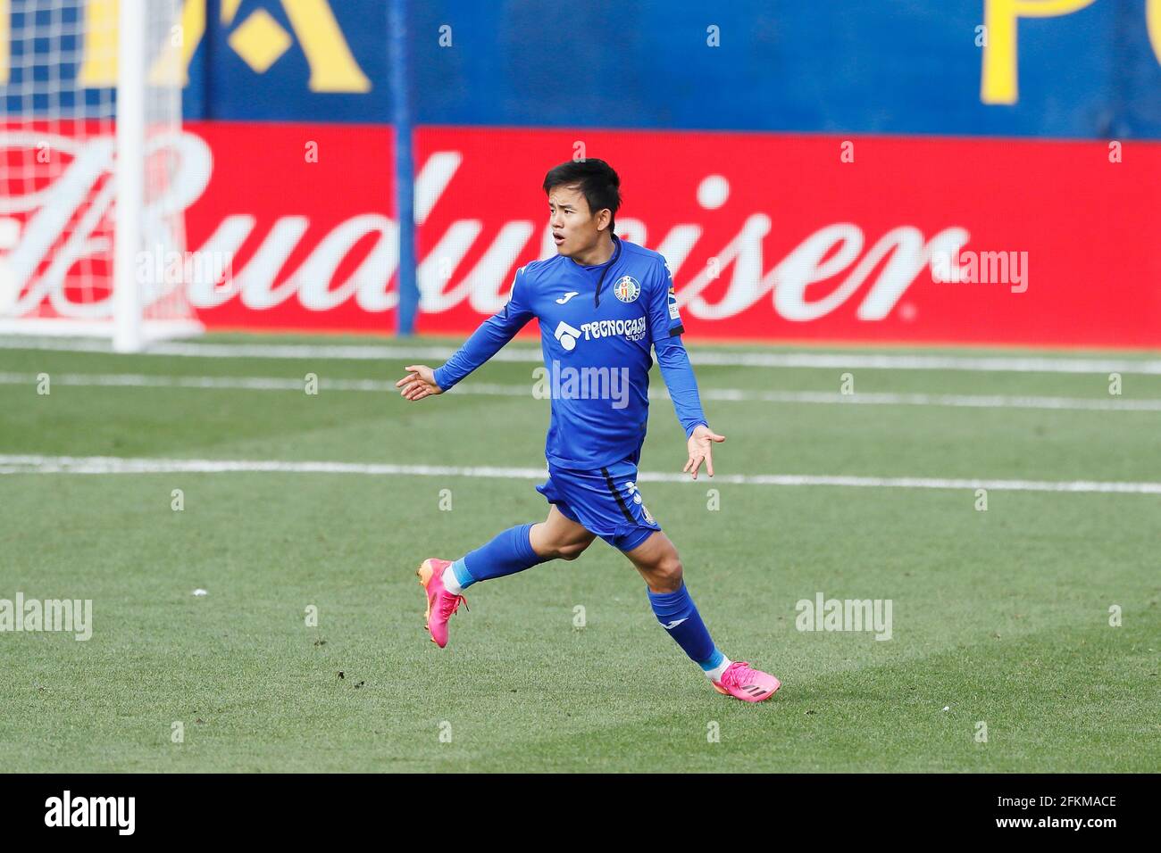 Vila-Real, Spain. 2nd May, 2021. Takefusa Kubo (Getafe) Football/Soccer ...