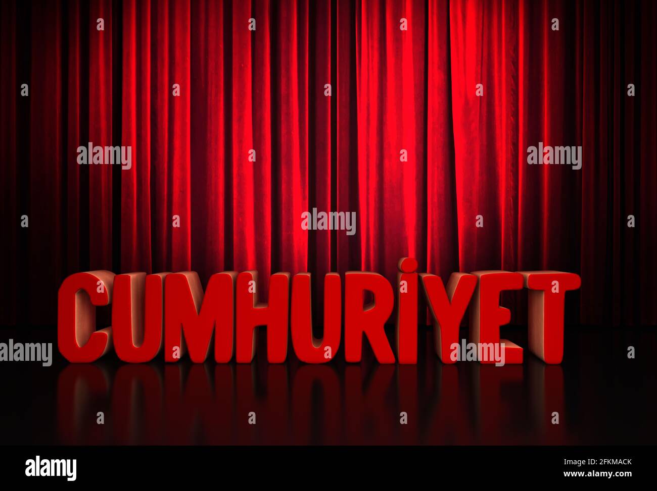 Turkish Flag, Flag design and presentation study - Turkey : 3D ...