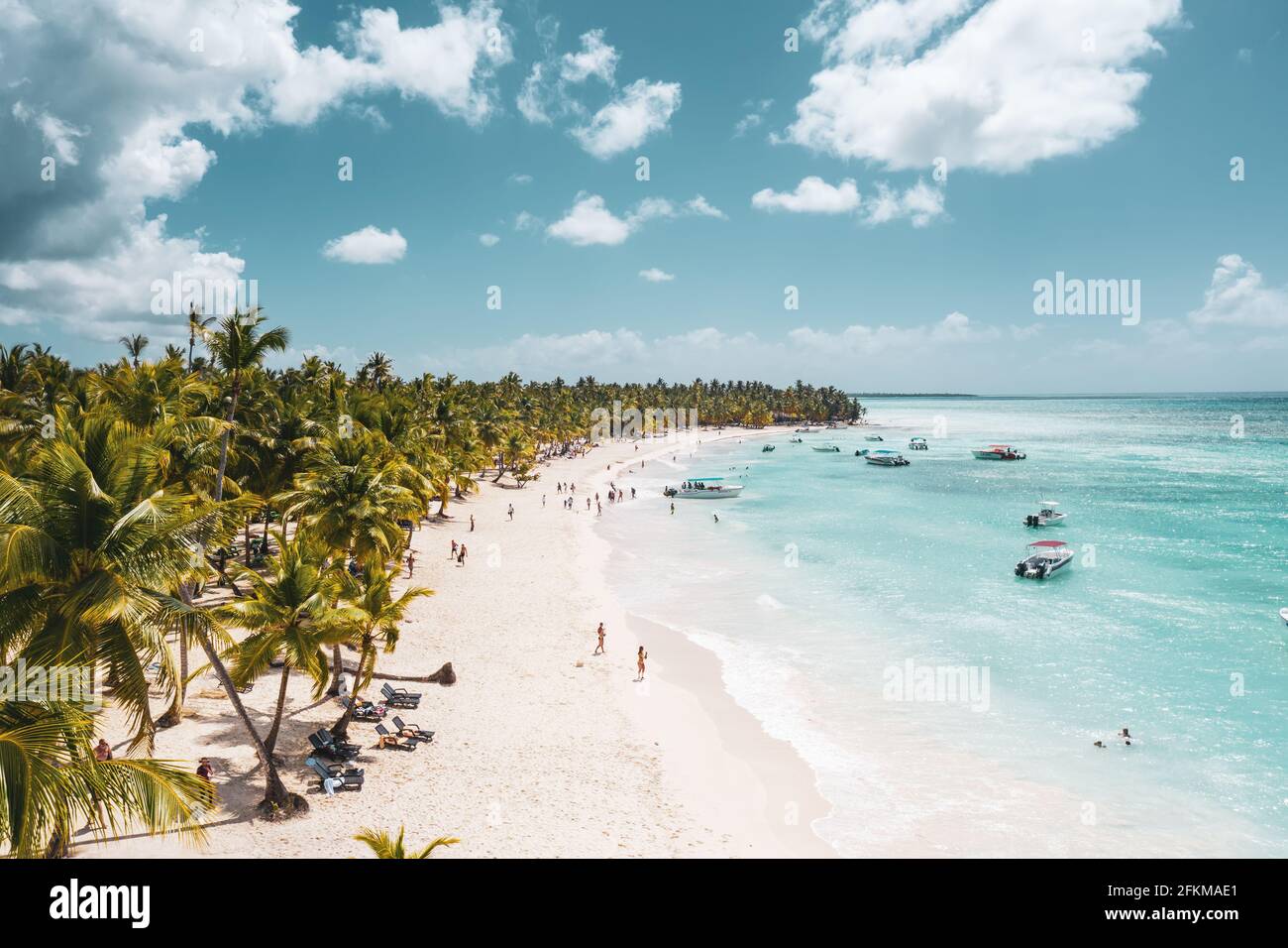 Tropical carribbean beach Stock Photo - Alamy