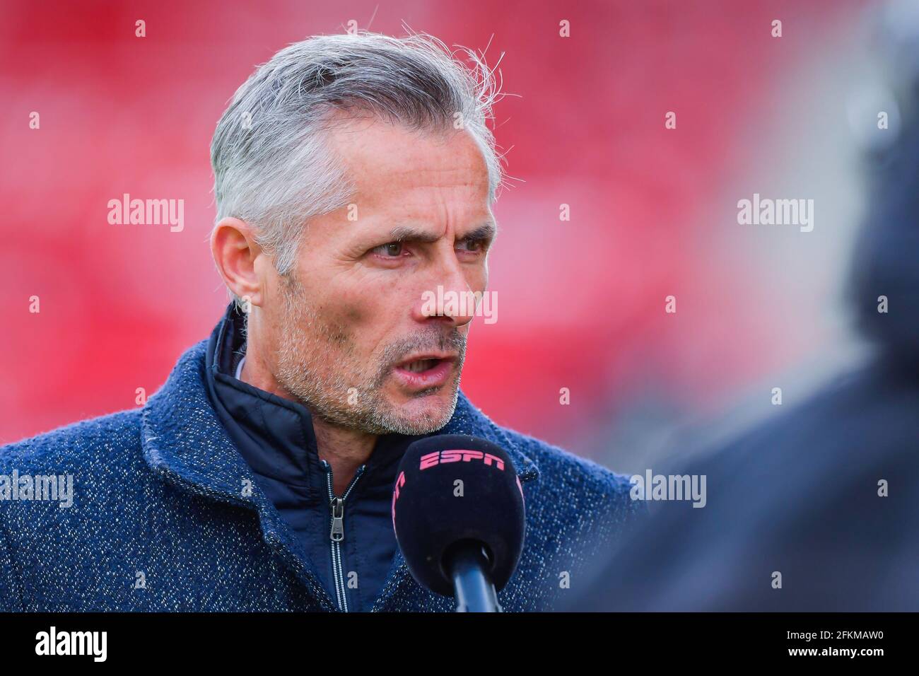DEVENTER, NETHERLANDS - MAY 2: coach Kees van Wonderen of Go Ahead ...