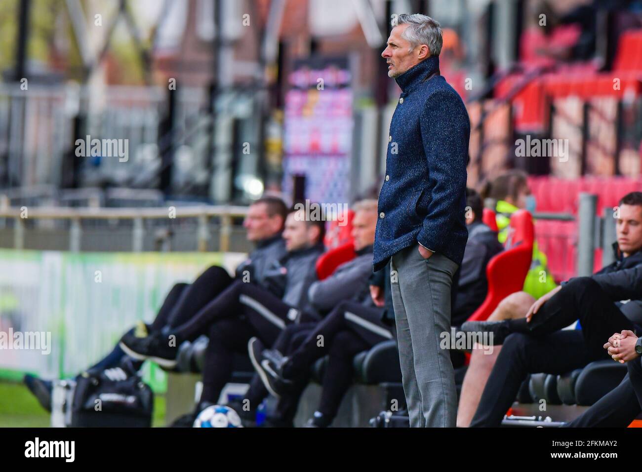 DEVENTER, NETHERLANDS - MAY 2: coach Kees van Wonderen of Go Ahead ...