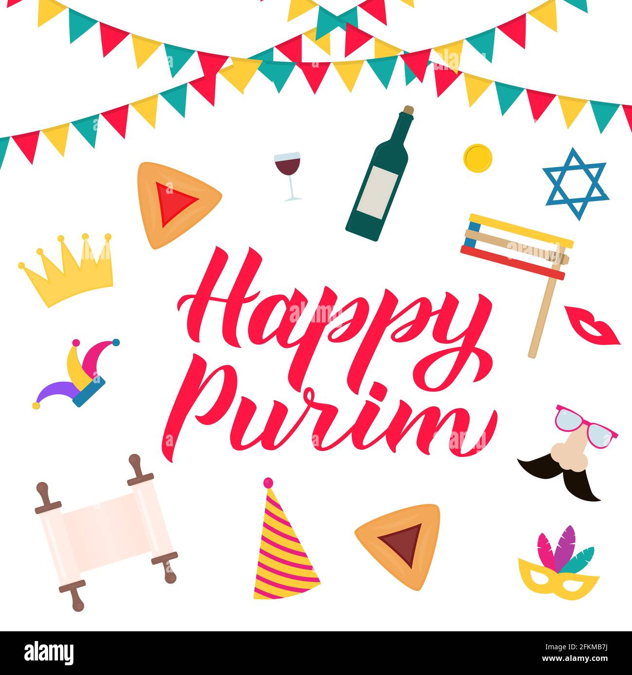 Feast Of Purim Symbols