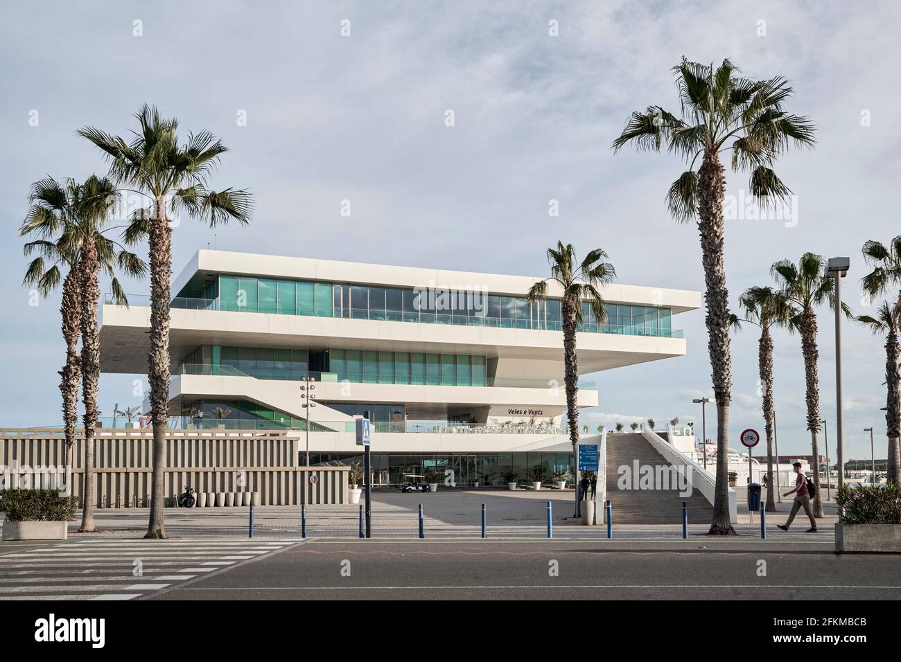 America s Cup Pavilion Veles e Vents or Sails Winds in the port of ...
