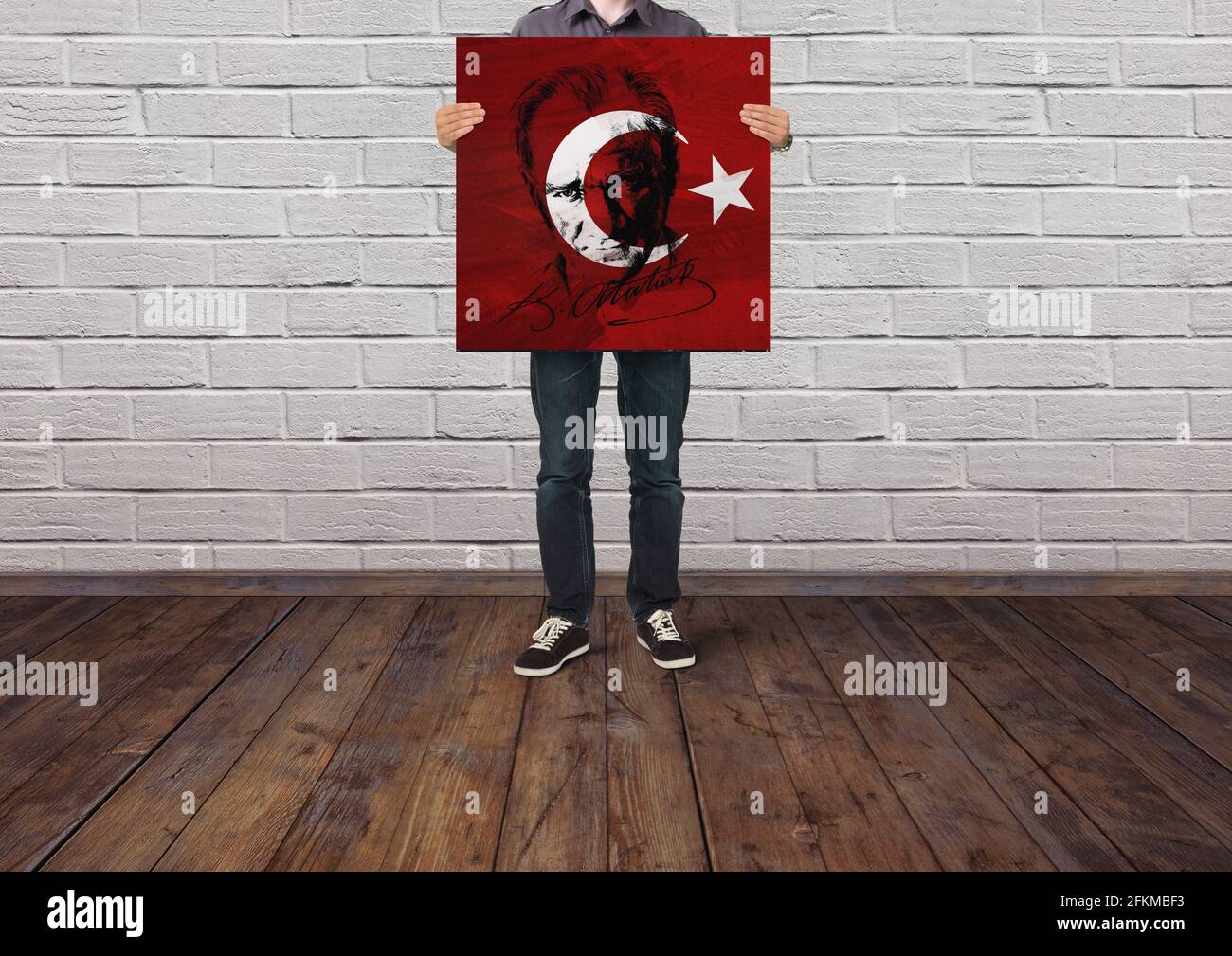 Turkish Flag, Flag design and presentation study - Turkey : 3D ...