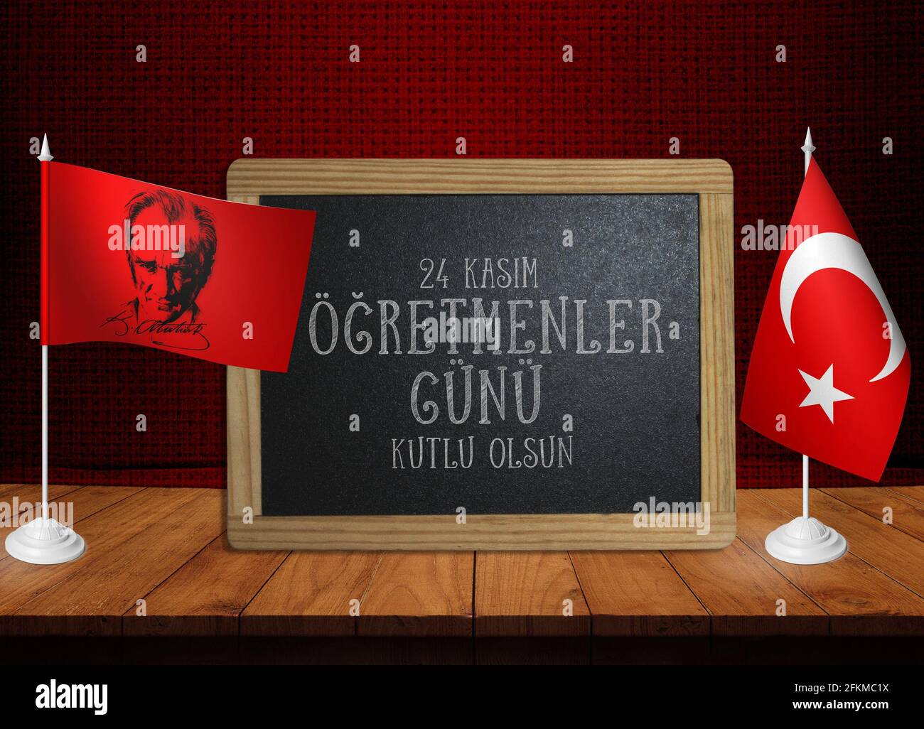 Turkish Flag, Flag design and presentation study - Turkey : 3D ...