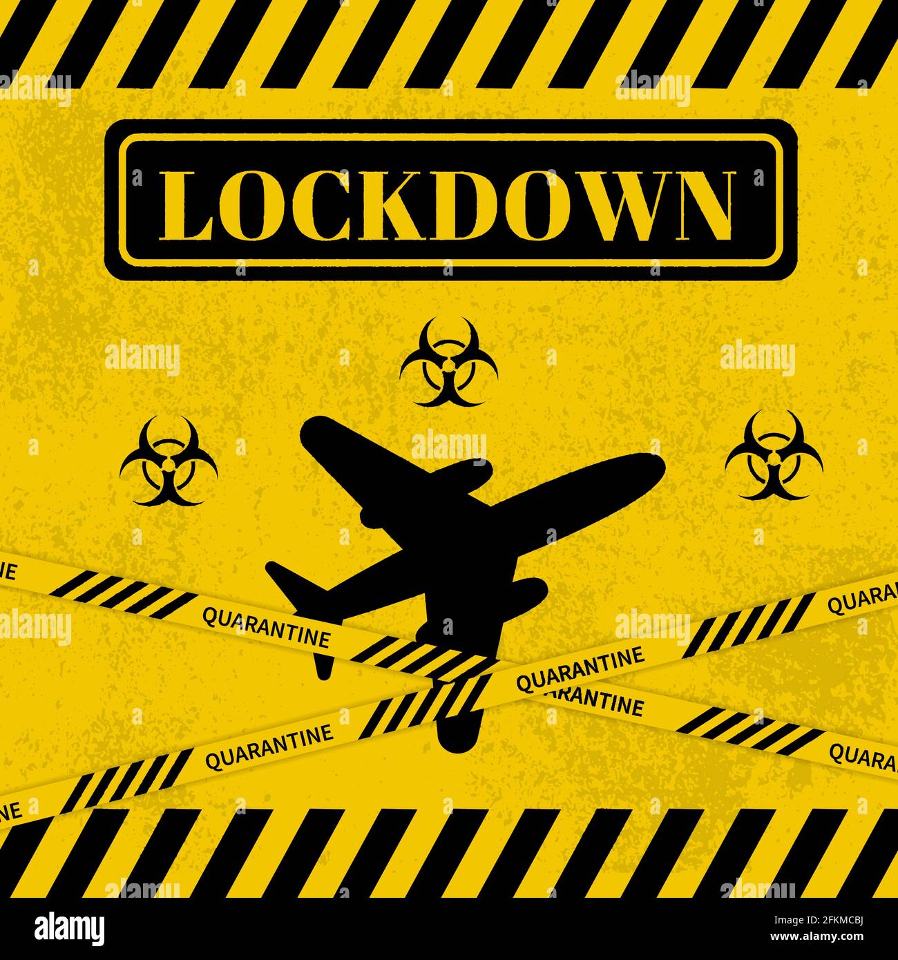 Airport covid sign Stock Vector Images - Alamy