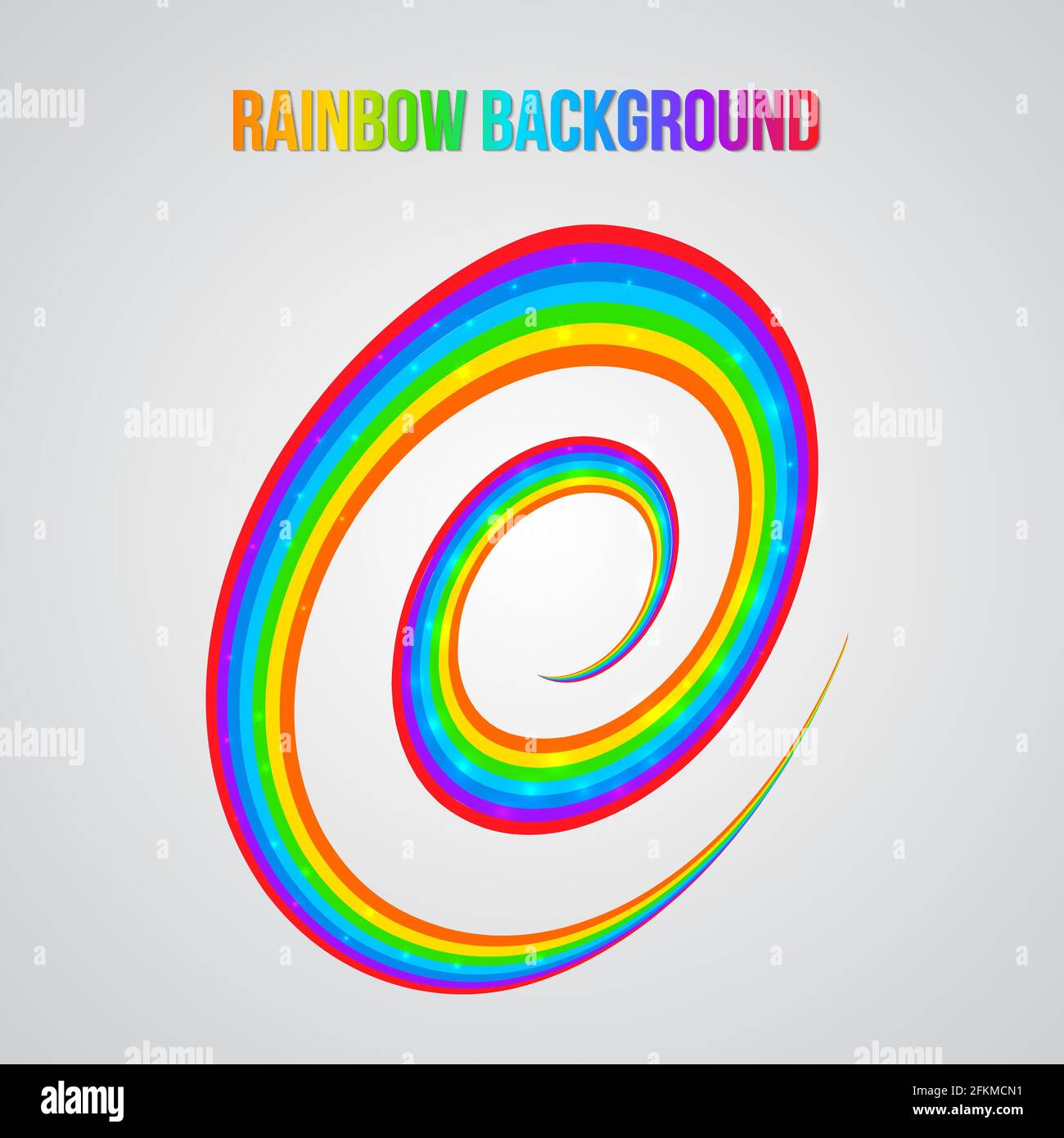 Rainbow abstract circle background. Vector illustration Easy to edit ...