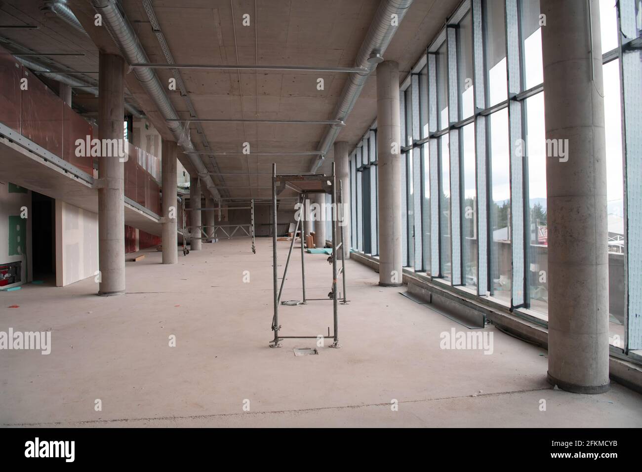 the appearance and construction of the interior building before the ...