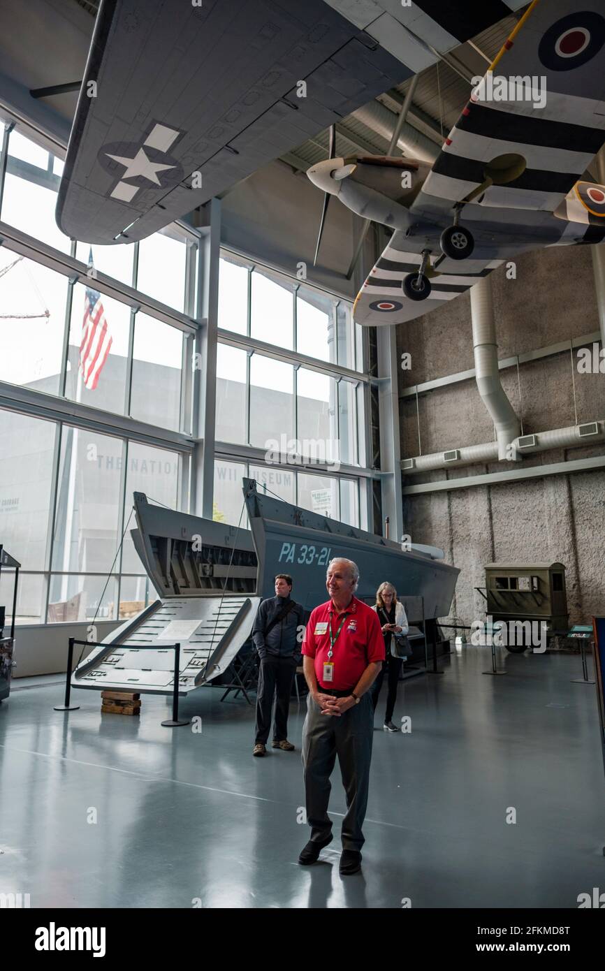 The Atrium of the Louisiana Memorial Pavilion, Higgins boat, The ...