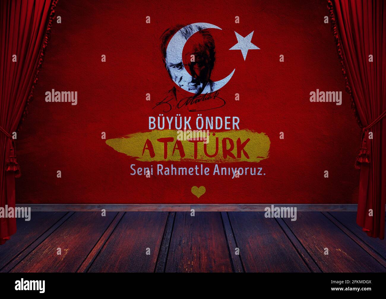 Turkish Flag, Flag design and presentation study - Turkey : 3D ...
