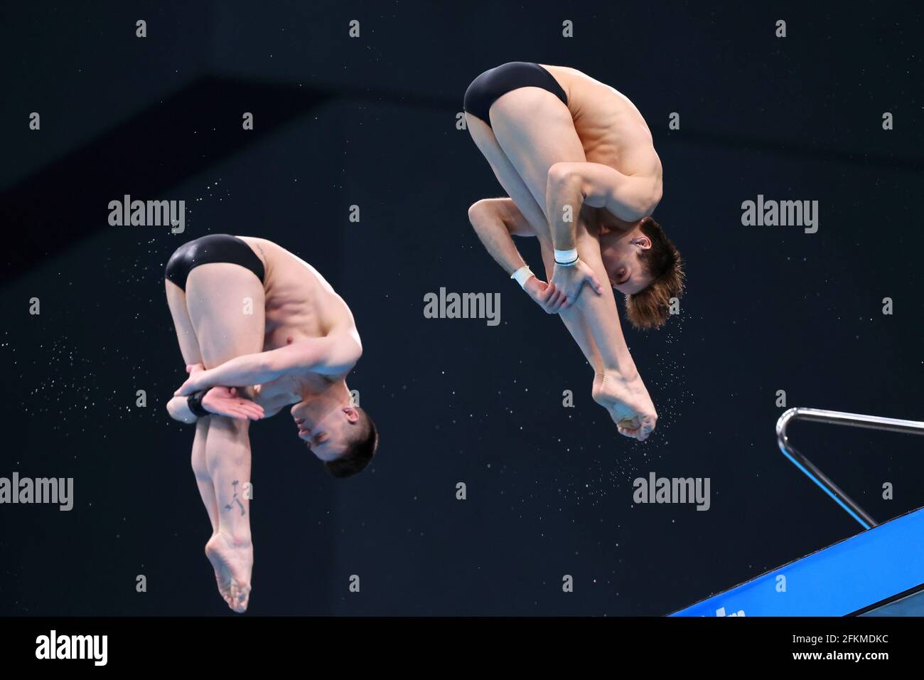 Tokyo Men's 10m synchronised Final at Tokyo Aquatics Centre, Tokyo ...