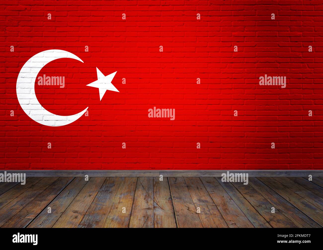 Turkish Flag, Flag design and presentation study - Turkey : 3D ...