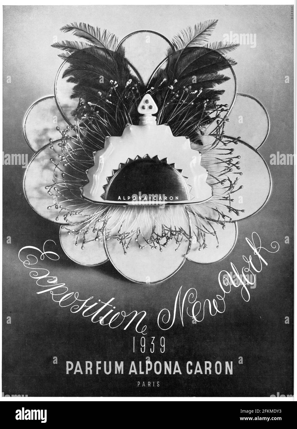 Vintage Alpona Caron Perfume Advertisement from L'Illustration 1939 ...