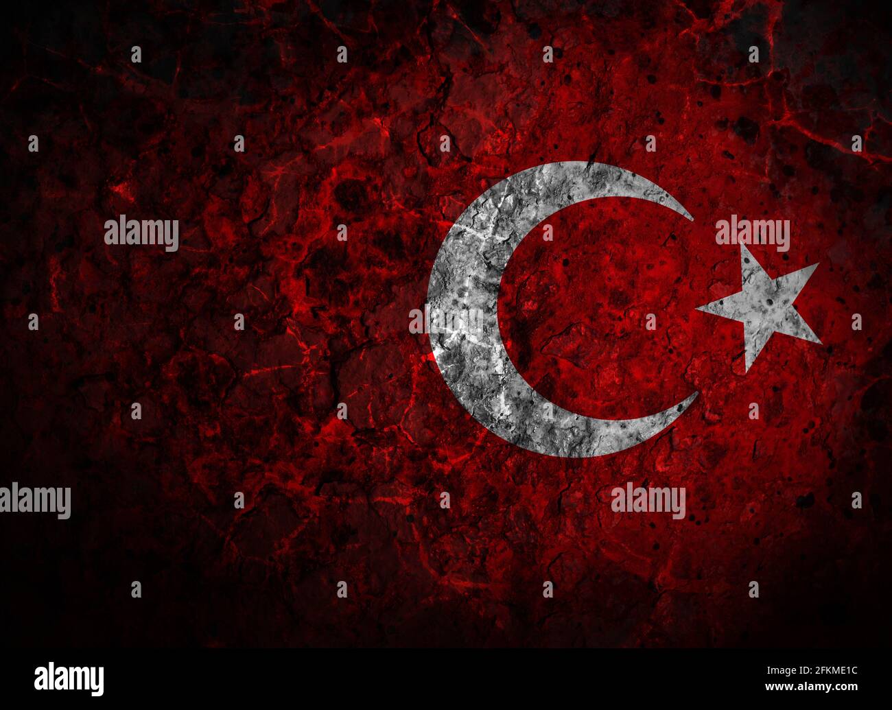 Turkish Flag, Flag design and presentation study - Turkey : 3D ...