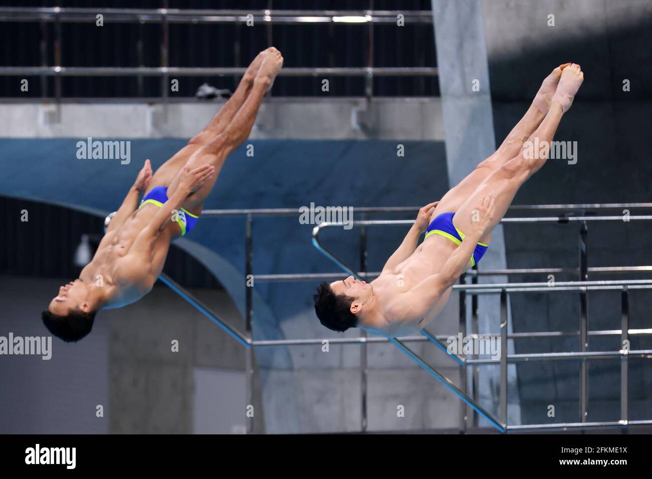 Tokyo Men's 3m synchronised Final at Tokyo Aquatics Centre, Tokyo ...