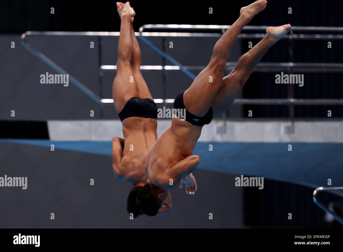 Tokyo Men's 3m synchronised Final at Tokyo Aquatics Centre, Tokyo ...