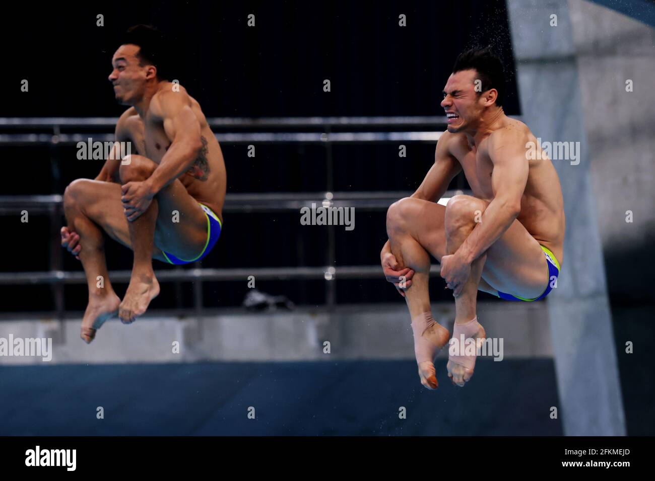 Tokyo Men's 3m synchronised Final at Tokyo Aquatics Centre, Tokyo ...