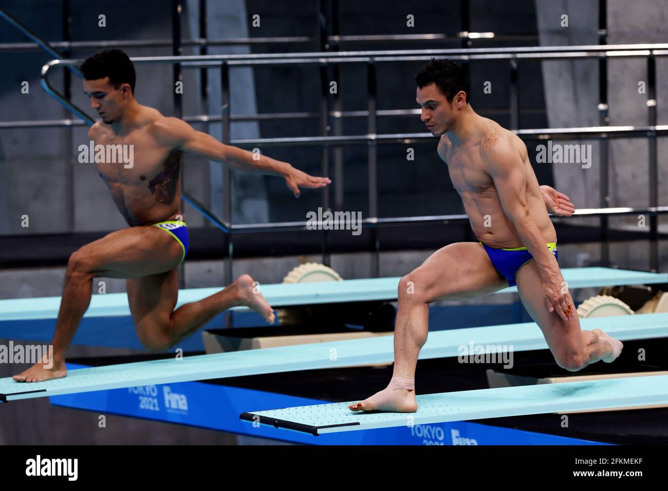 Tokyo Men's 3m synchronised Final at Tokyo Aquatics Centre, Tokyo ...