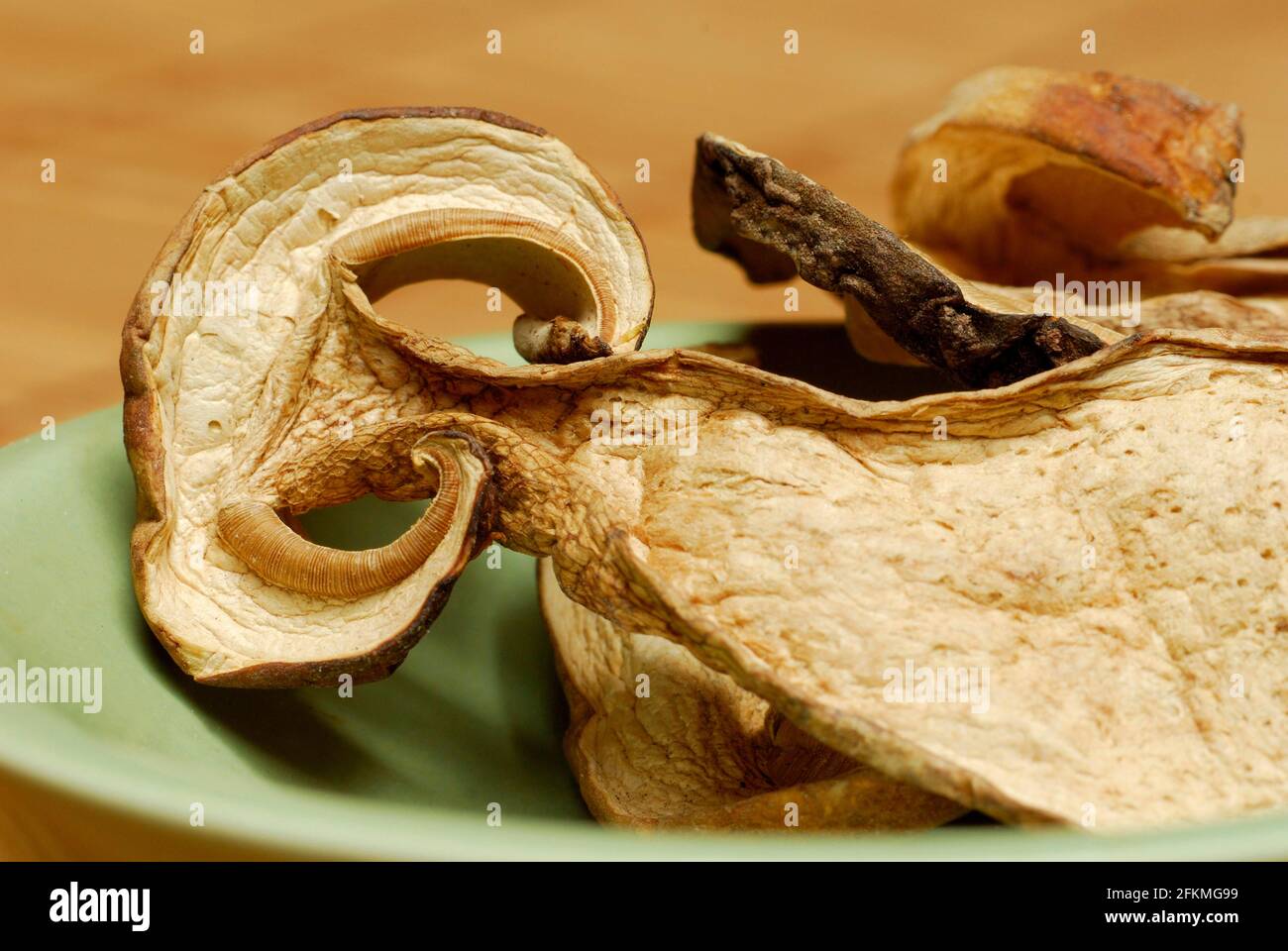 Porcini mushrooms, dried, porcini mushroom, King bolete (Boletus edulis ...