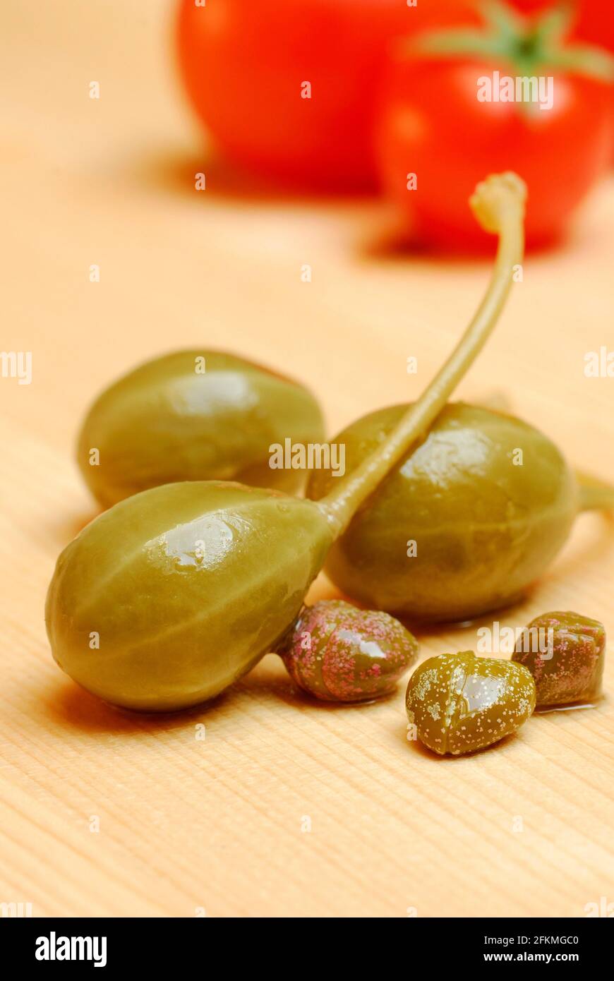 Capers and caper fruit (Capparis spinosa), Caper apple, Caper apples ...