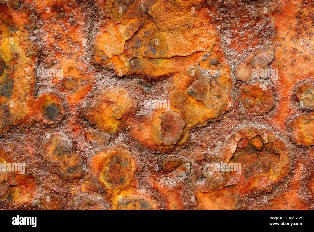 Rust on shipwreck, corrosion Stock Photo - Alamy
