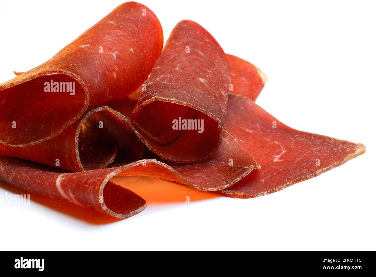 Buendner dried meat, beef, Buendner Fleisch Stock Photo - Alamy