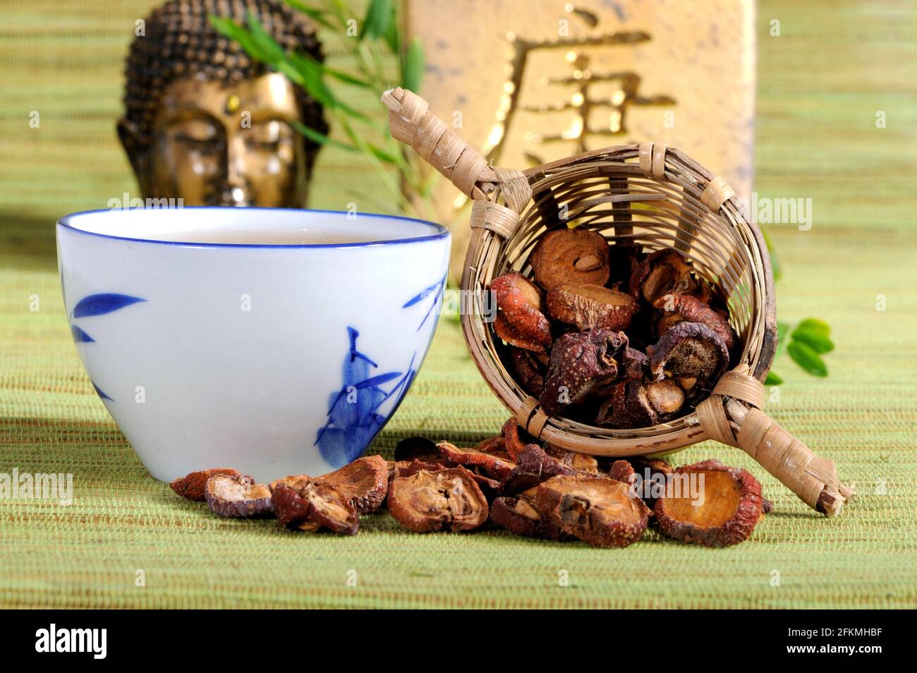 Cup of Hawthorn Berry Tea (Crataegi Fructus), Shan Zha, Hawthorn Berry ...