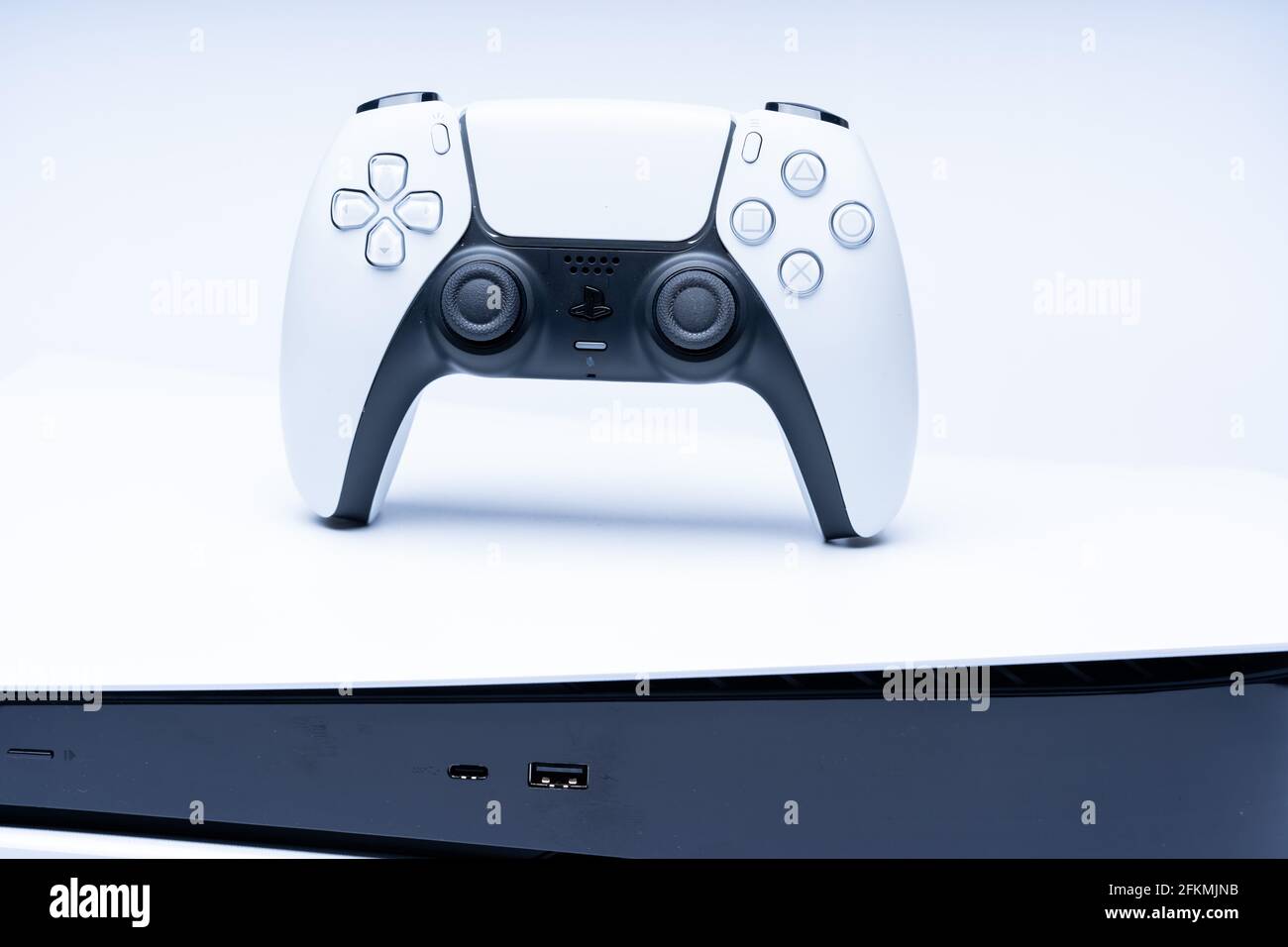 Playstation 5, the next generation gaming console from Sony Stock Photo ...