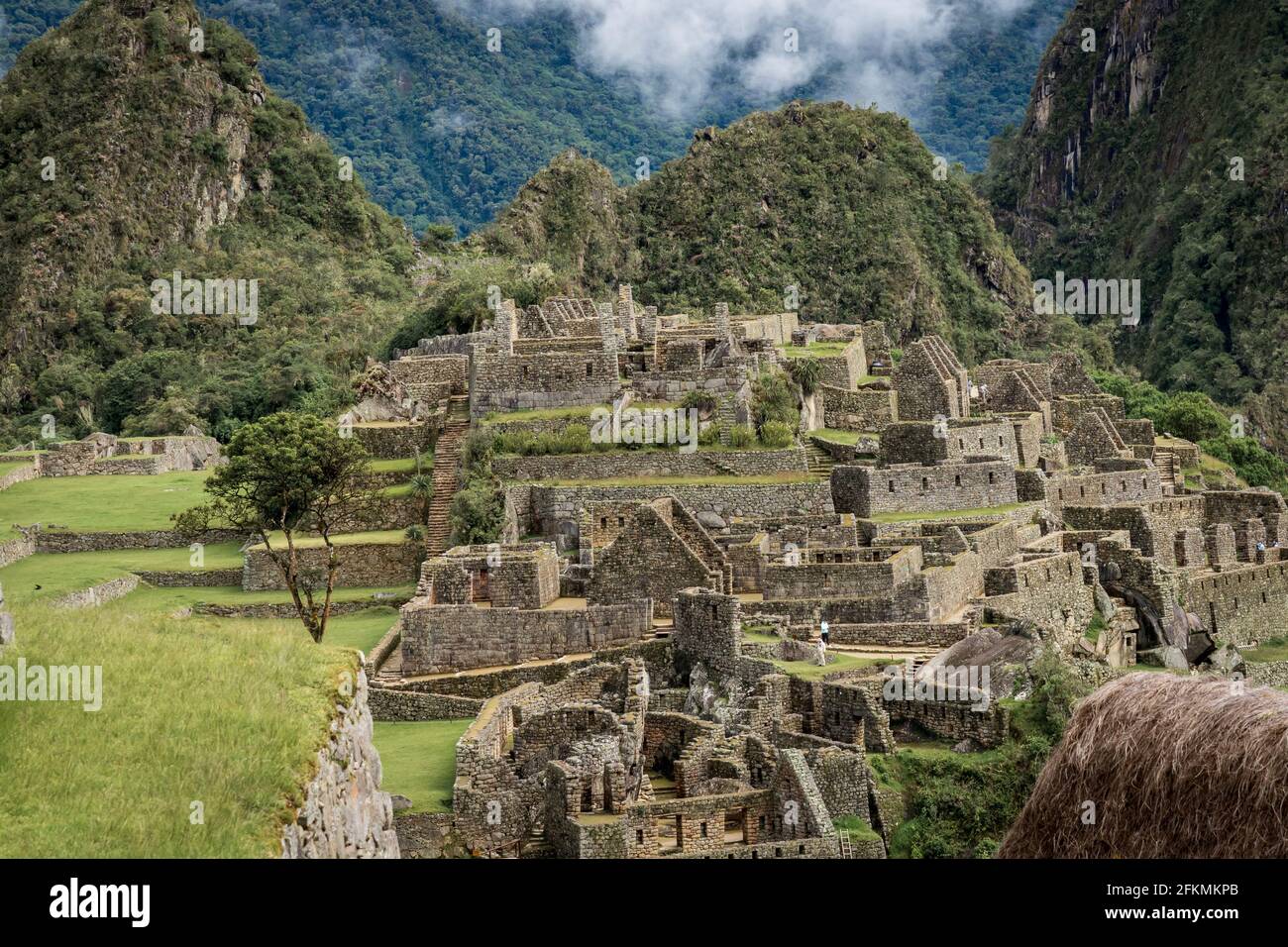 Machu Picchu in the Peruvian Andes is one of the New Seven Wonders of ...