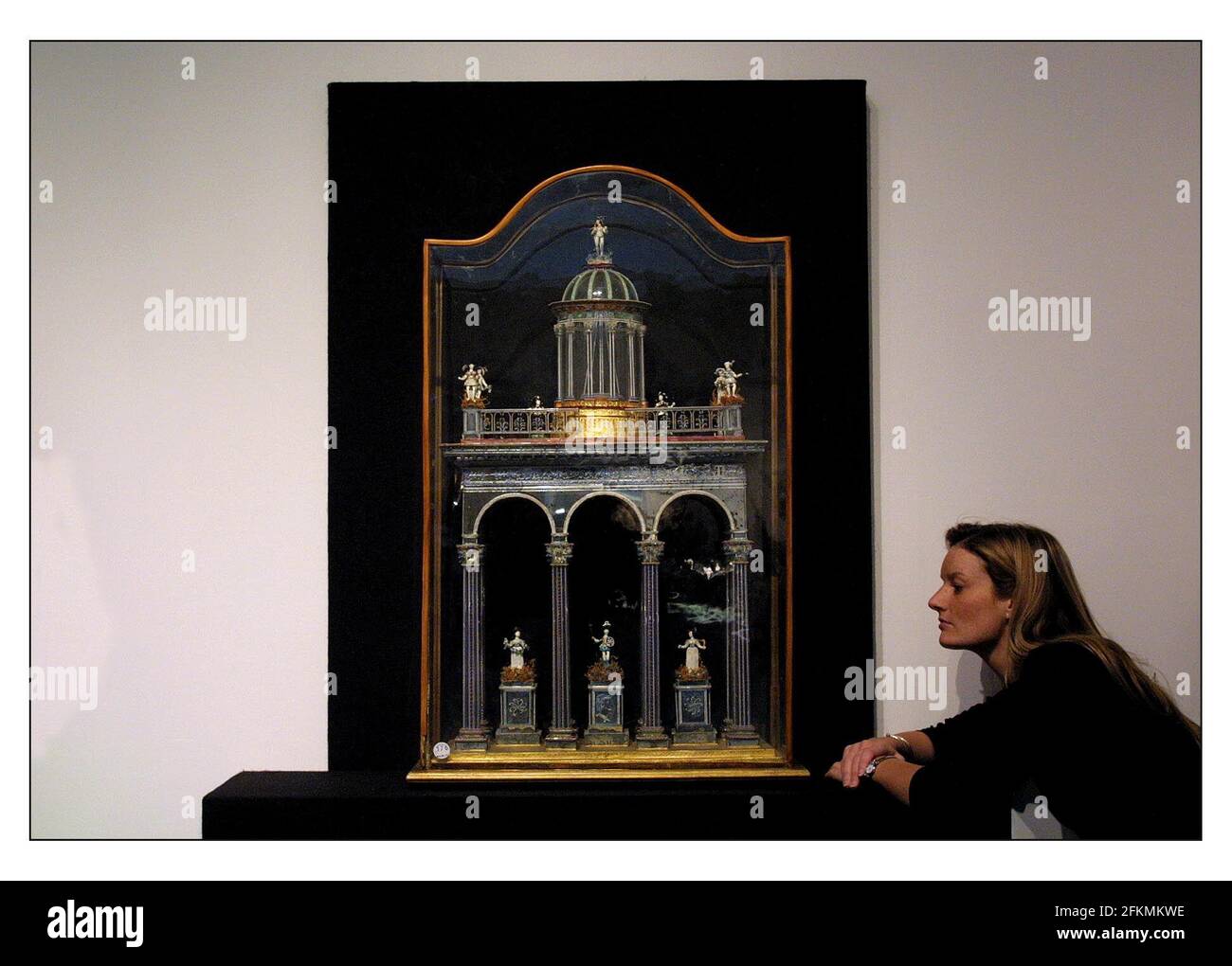 Sotheby's July 2001 Sandie Maylor inspects Celebration du Buffet de ...