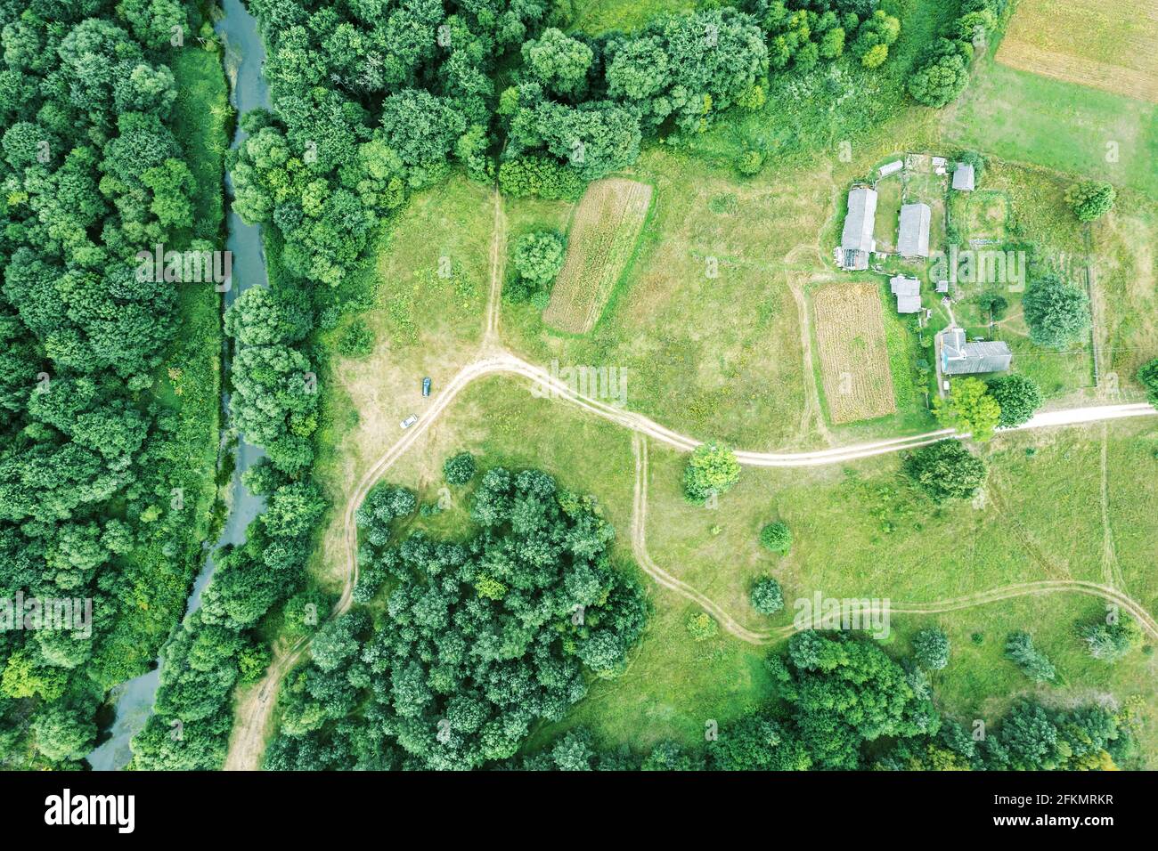 Farmhouse aerial hi-res stock photography and images - Alamy